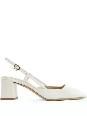 GIANVITO ROSSI 55mm Slingback Square-toe Pumps