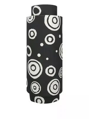 10 CORSO COMO Circle-pattern Spool Vase - Black