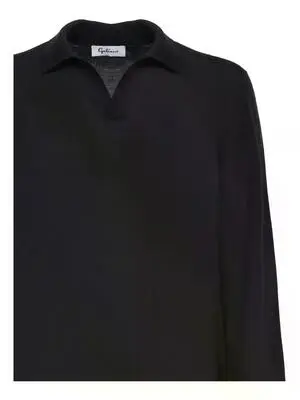 John Galliano V-neck Ribbed-hem Sweater