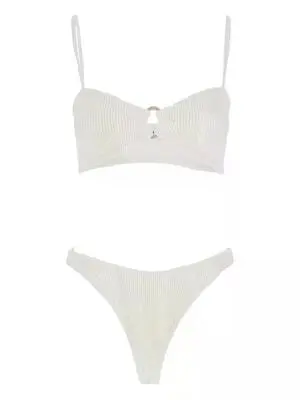 Hunza G Misty Pearly-hoop Bikini - White