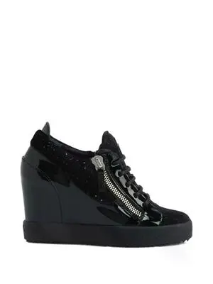 GIUSEPPE ZANOTTI Addy Wedge Sneakers - Black