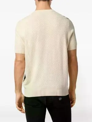 Philipp Plein Ribbed Short-sleeve Sweater