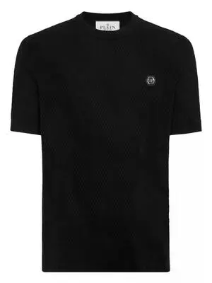 Philipp Plein Logo-patch T-shirt - Black