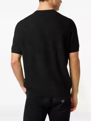 Philipp Plein Logo-patch T-shirt - Black