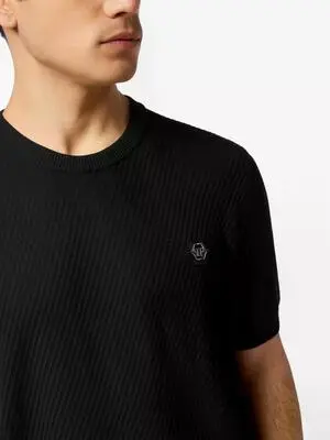 Philipp Plein Logo-patch T-shirt - Black