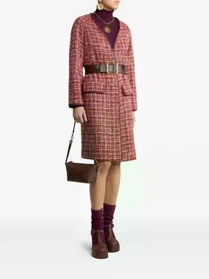 Etro Tweed Single-breasted Coat