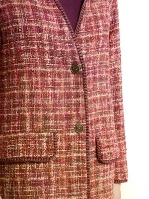 Etro Tweed Single-breasted Coat