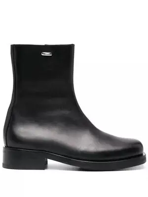 Our Legacy Leather Boots - Black