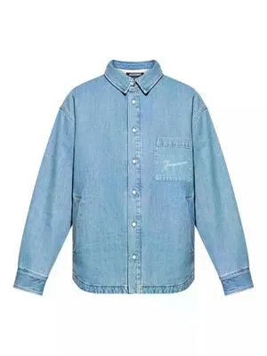 Jacquemus Embroidered Pocket Denim Shirt