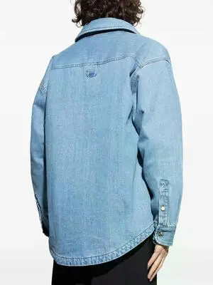 Jacquemus Embroidered Pocket Denim Shirt