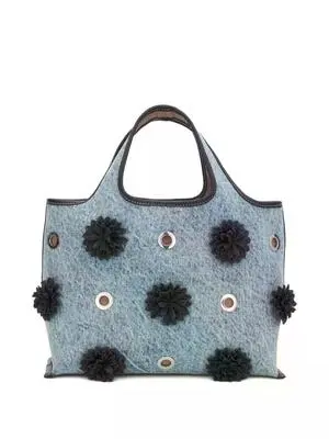 3.1 Phillip Lim Flower-embellished Eyelet Tote Bag