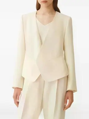 Fabiana Filippi Cady Asymmetric-hem Jacket