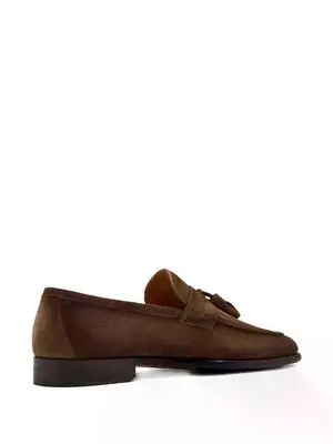 Magnanni Tassel Suede Loafers