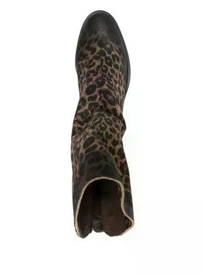 METISSE 55mm Leopard-print Ankle Boots