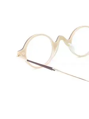 Matsuda Round-frame Glasses - Brown