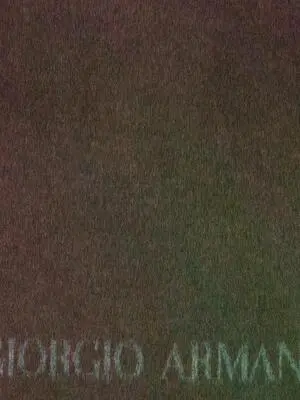 Giorgio Armani Logo-embroidered Fringed Scarf