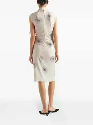 Prada Printed Midi Dress