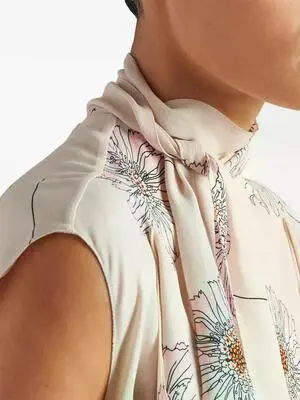 Prada Printed Midi Dress