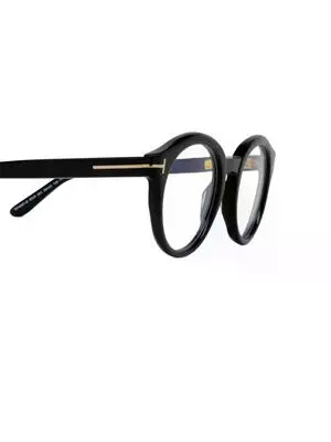 TOM FORD Round-frame Glasses With Logo Detail