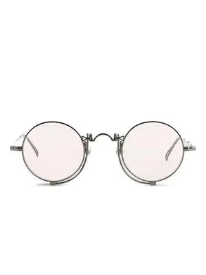 Matsuda 10601h Round-Frame Sunglasses Silver