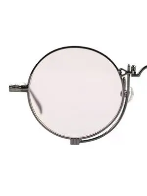 Matsuda 10601h Round-frame Sunglasses - Silver