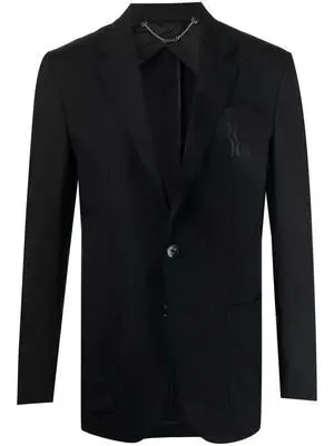 BILLIONAIRE Logo-embroidered Tailored Blazer