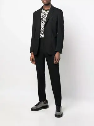 BILLIONAIRE Logo-embroidered Tailored Blazer