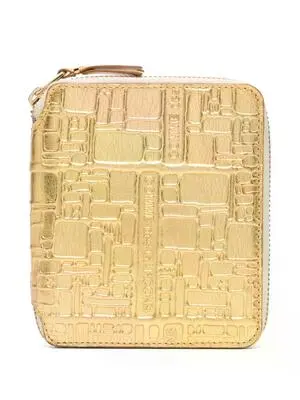 Comme Des Garçons Logo-embossed Zip Wallet