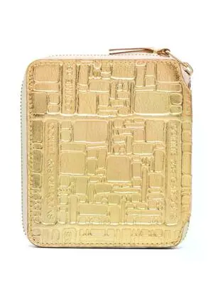 Comme Des Garçons Logo-embossed Zip Wallet