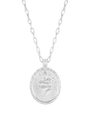DOWER & HALL Snake Talisman Necklace
