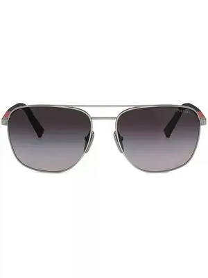 Prada Oval Frame Sunglasses - Grey