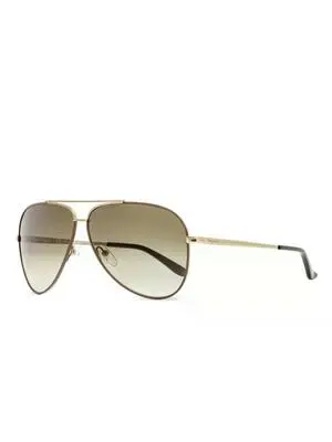 FERRAGAMO Double-bridge Sunglasses - Brown