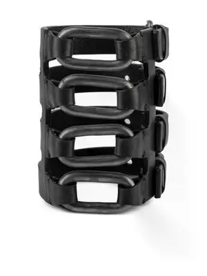 PARTS OF FOUR Leather Bracelet - Black