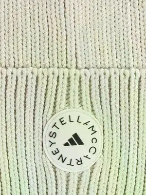 Adidas Ribbed Beanie With Logo Patch - Neutrals