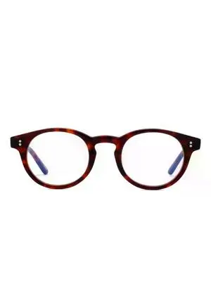 Chimi Round-frame Glasses - Brown