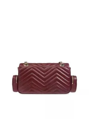 Gucci Gg Marmont Shoulder Bag - Red