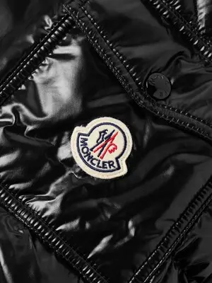 Moncler Logo-appliquéd Quilted Shell Hooded Down Jacket - Black