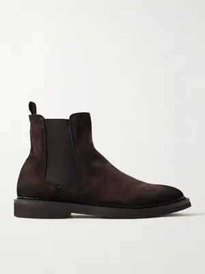 Officine Creative Hopkins Flexi 204 Suede Chelsea Boots - Brown