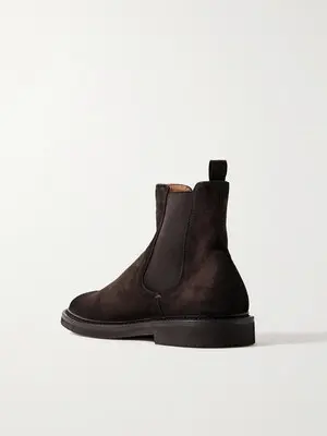 Officine Creative Hopkins Flexi 204 Suede Chelsea Boots - Brown
