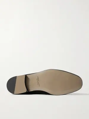 Manolo Blahnik Truro Suede Loafers