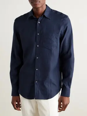 Dunhill Linen Shirt - Blue