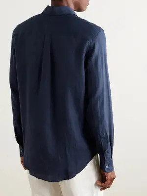 Dunhill Linen Shirt - Blue