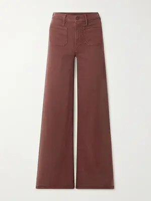 High-Rise Metallic Jeans