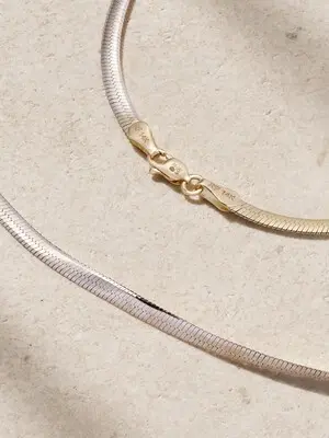 ROXANNE FIRST Reversible 14-karat Necklace