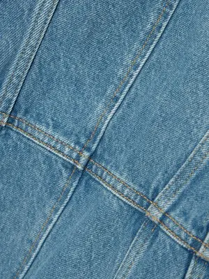 HAIKURE Darly Paneled Denim Mini Dress - Blue