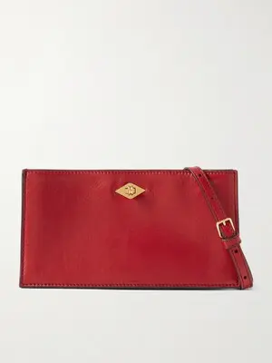 METIER Ease 22 Leather Clutch - Red