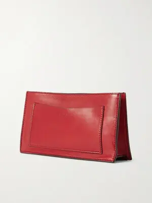METIER Ease 22 Leather Clutch - Red