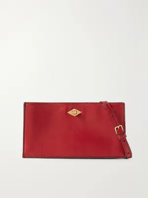 METIER Ease 22 Leather Clutch Red
