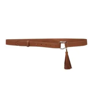 Anderson's Tasseled Leather Belt - Brown