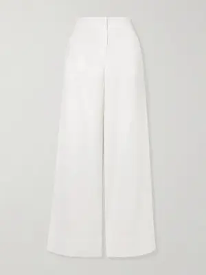 ANDRES OTALORA Me Hablas Linen Wide-leg Pants - Neutrals